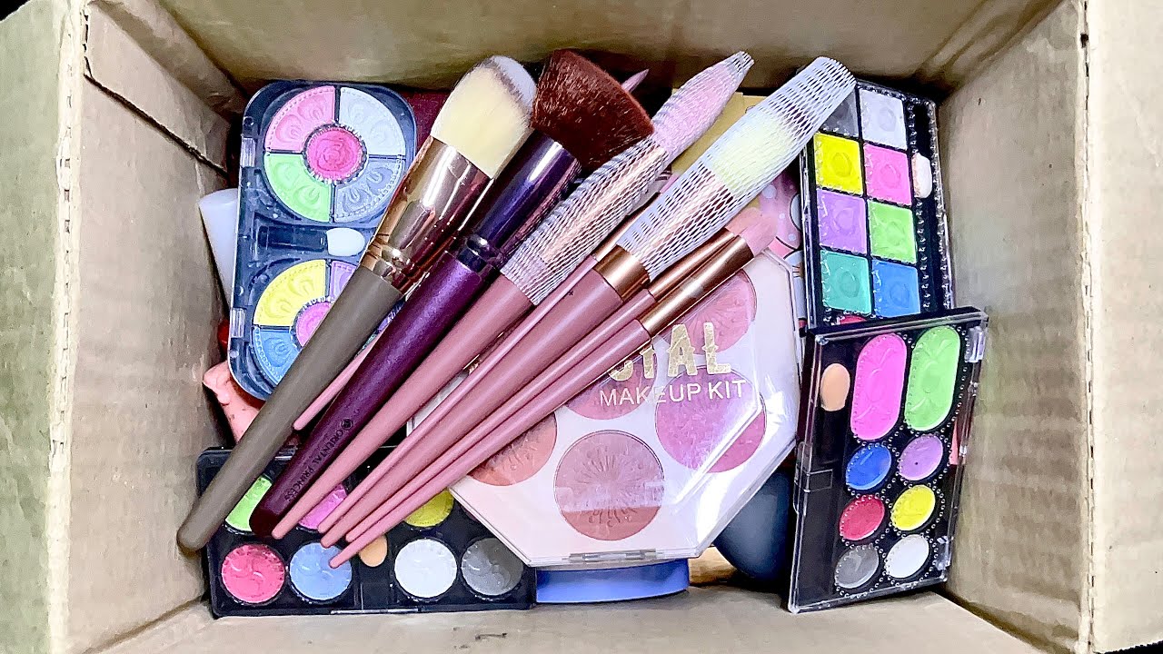 Unboxing Collection Of Makeup Set And Jewelry | Makeup Kit, Makeup Box ...