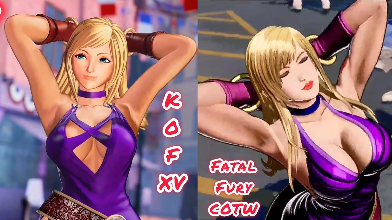 B Jenet Fatal Fury Cotw Comparison With B Jenet Kofxv Team Garou