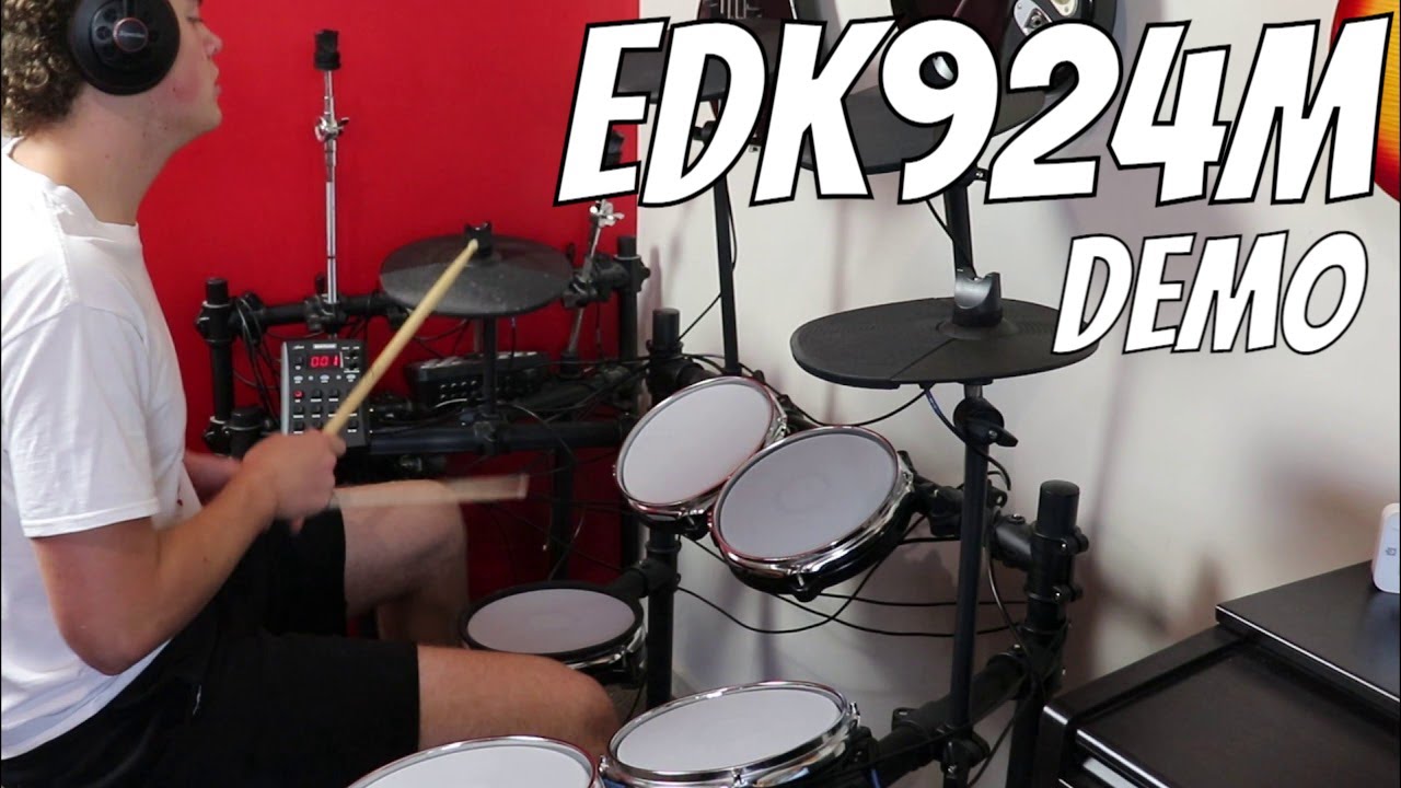 PERFECT BEGINNER DRUM KIT | Artist Guitars EDK-924M Demo - YouTube