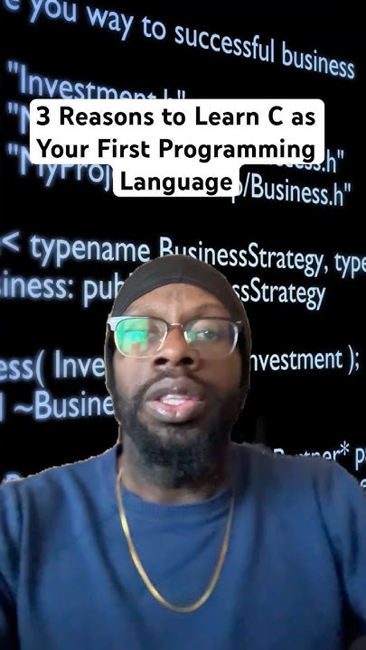 3 Reasons to Learn C as Your First Programming Language | #computerscience #clanguage - YouTube