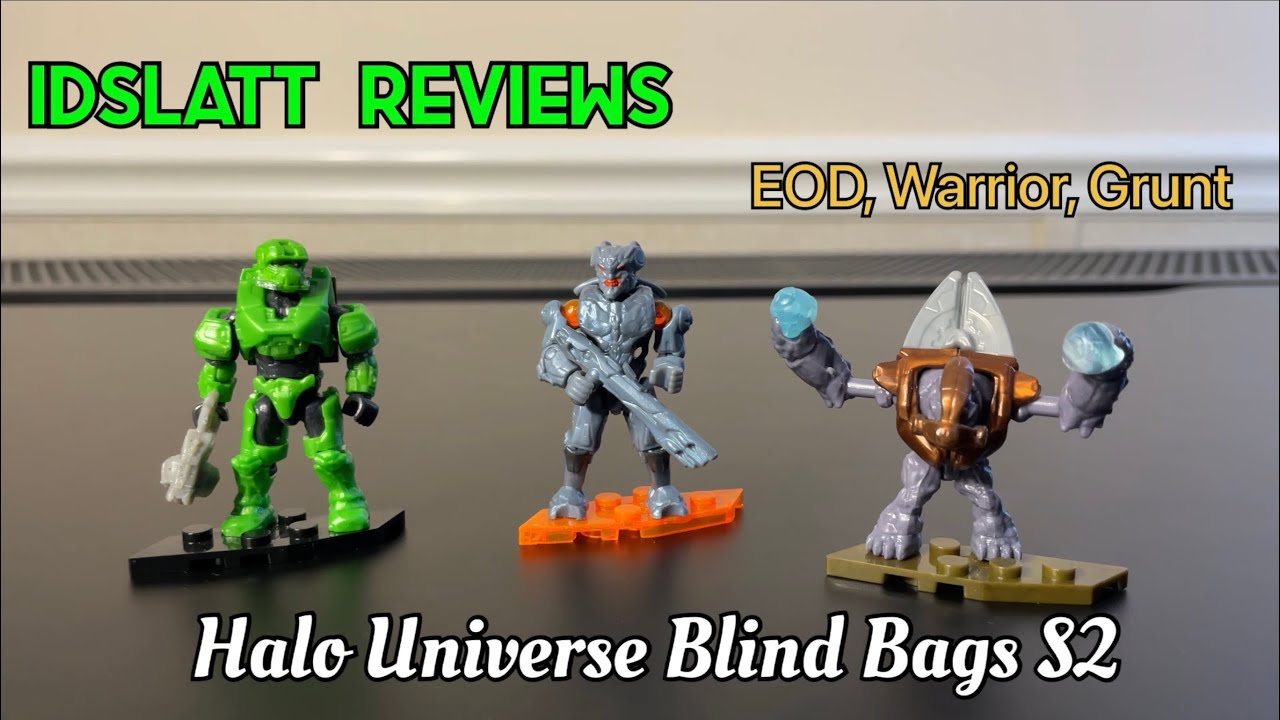 Halo Universe Blind Bags Series 2 EOD, Warrior, Grunt | MEGA Halo - YouTube