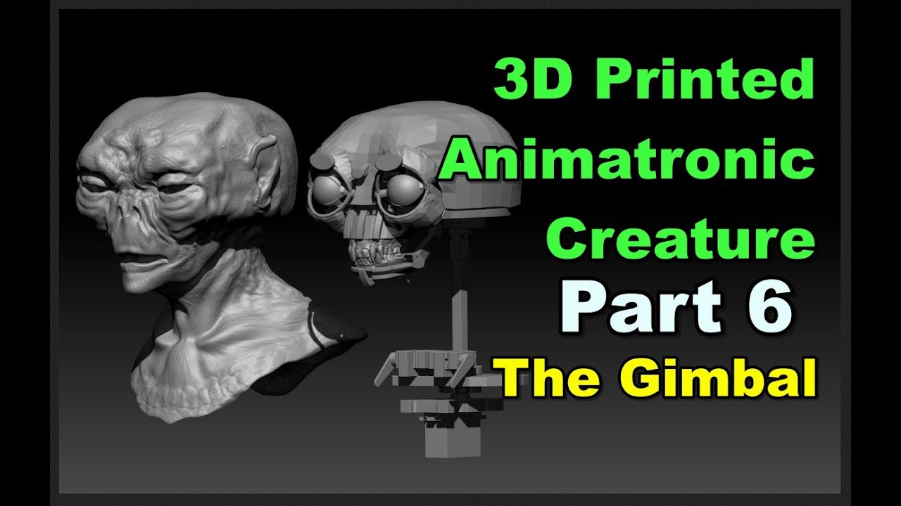 3D Printed animatronic creature part 6 - YouTube
