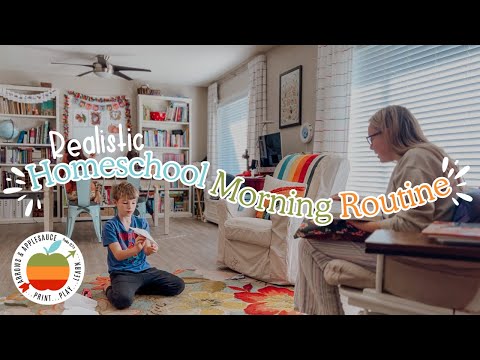 An Honest Homeschool Morning Routine With Three Kids