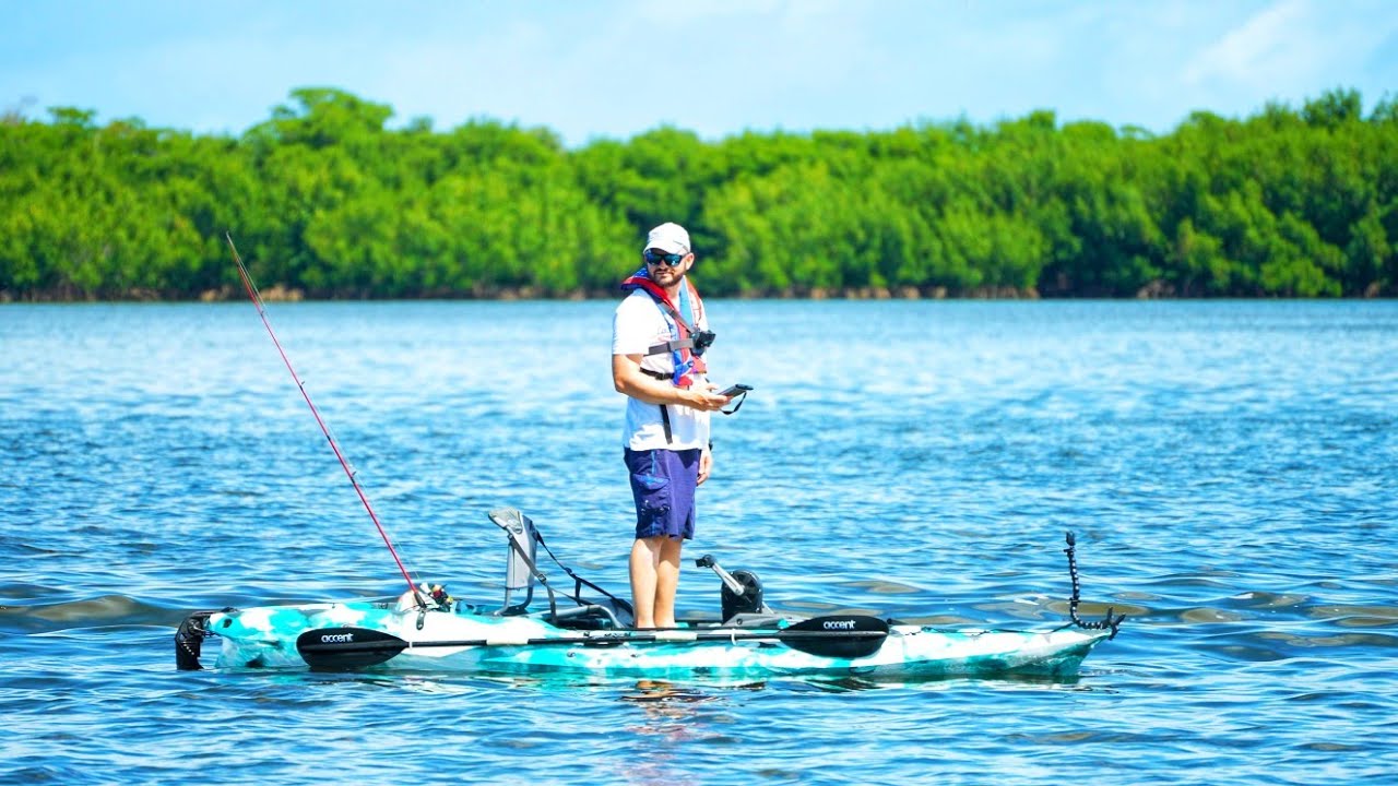 A Beginner's Kayak Dream? Seastream Angler 120 PDL Water Demo - YouTube