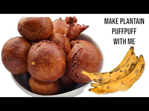 AUTHENTIC GHANA PLANTAIN PUFF PUFF|PLANTAIN TOOGBEI RECIPE ...