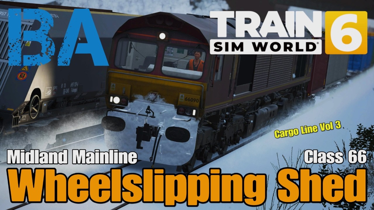 Wheelslipping Shed - Class 66 - Midland Mainline - Train Sim World 6 ...