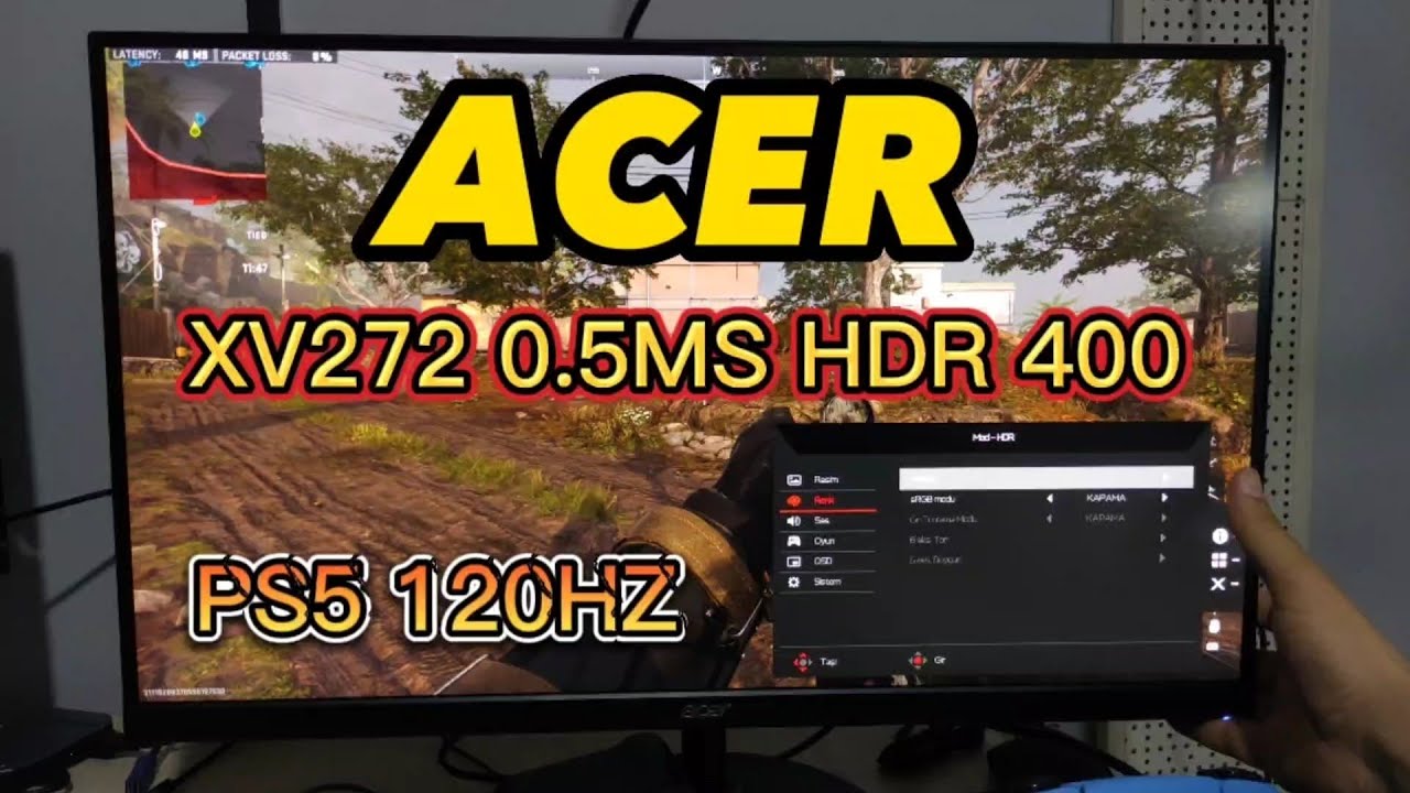 Acer Nitro XV272S 27" IPS 0.5 MS DisplayHDR 400 - Zeroframe PS5 XBOX MONİTÖRÜ İNCELEMESİ - YouTube