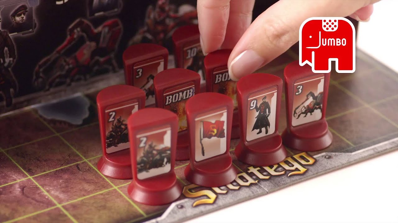 Jumbo Stratego Quick Battle Game Play (English) - YouTube
