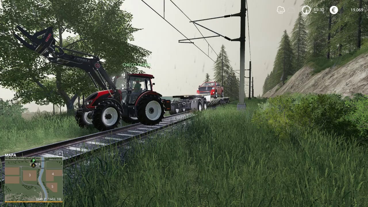 Farming Simulator FAIL - Cargando vehículo en plataforma y siendo ...