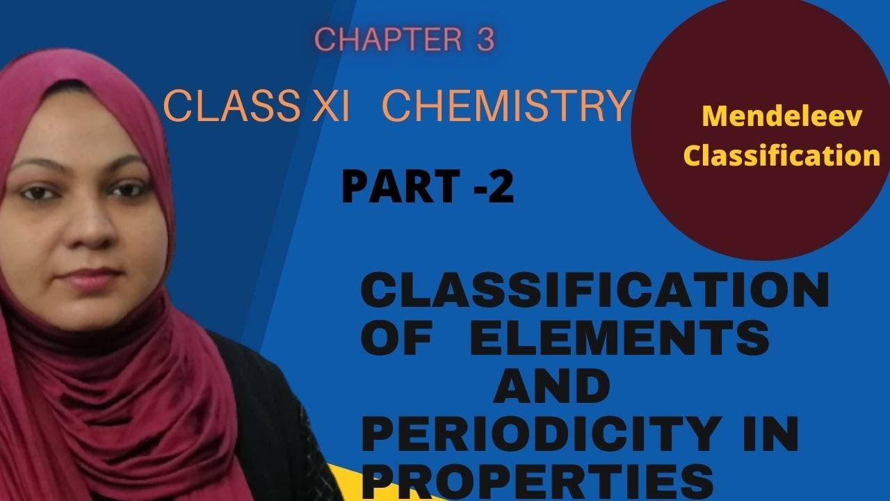 Classification of elements and periodicity class 11 | Chapter 3 ...