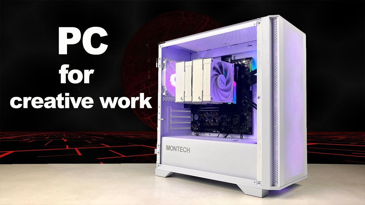 103K PC build Guide for content creator 2D 3D animation blender etc ...