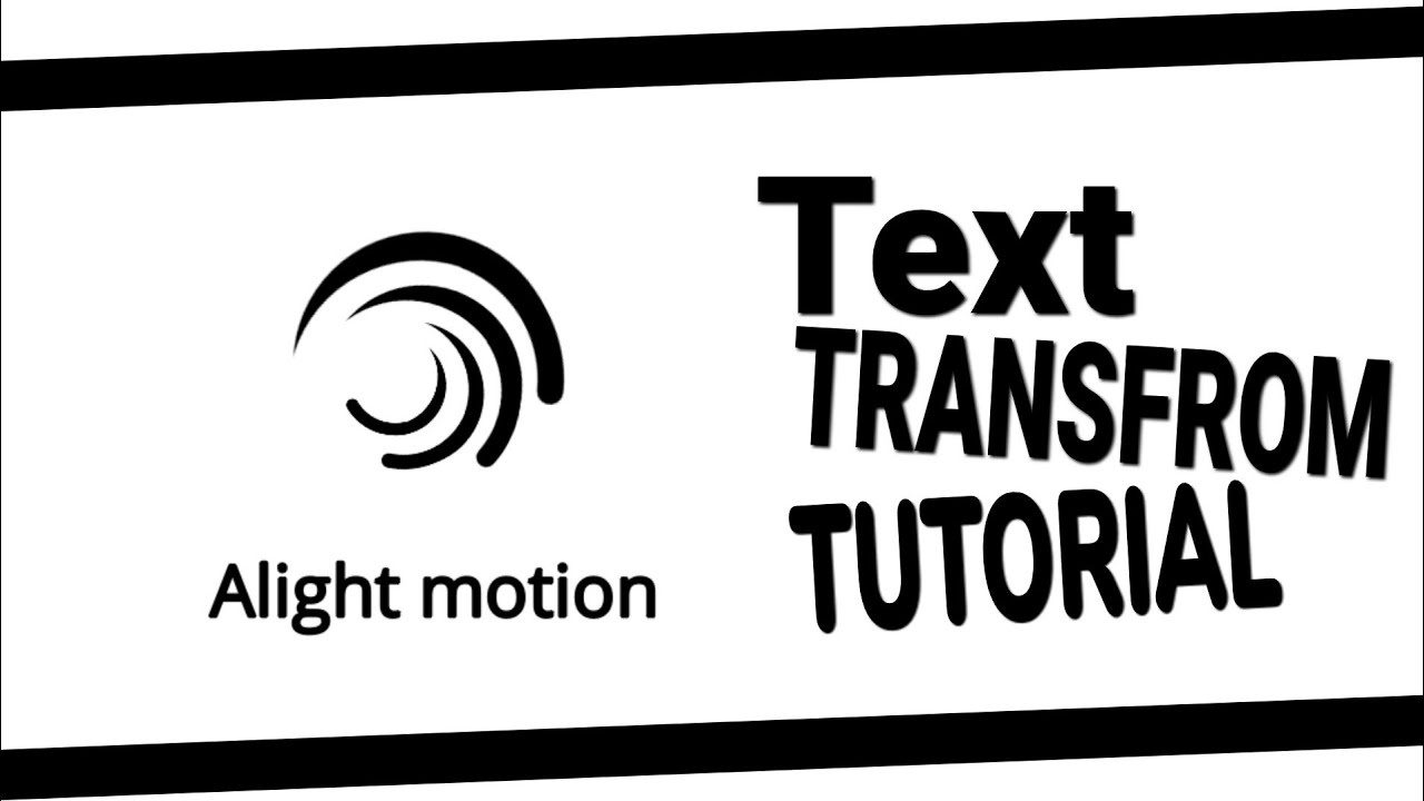 Clean edit tutorial alight motion | Text transform effect | Lyricsedit - YouTube