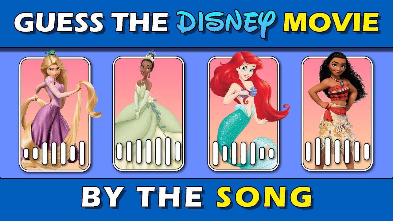 Can You Guess The Disney Movie By The Song? Disney Challenge/Quiz ...