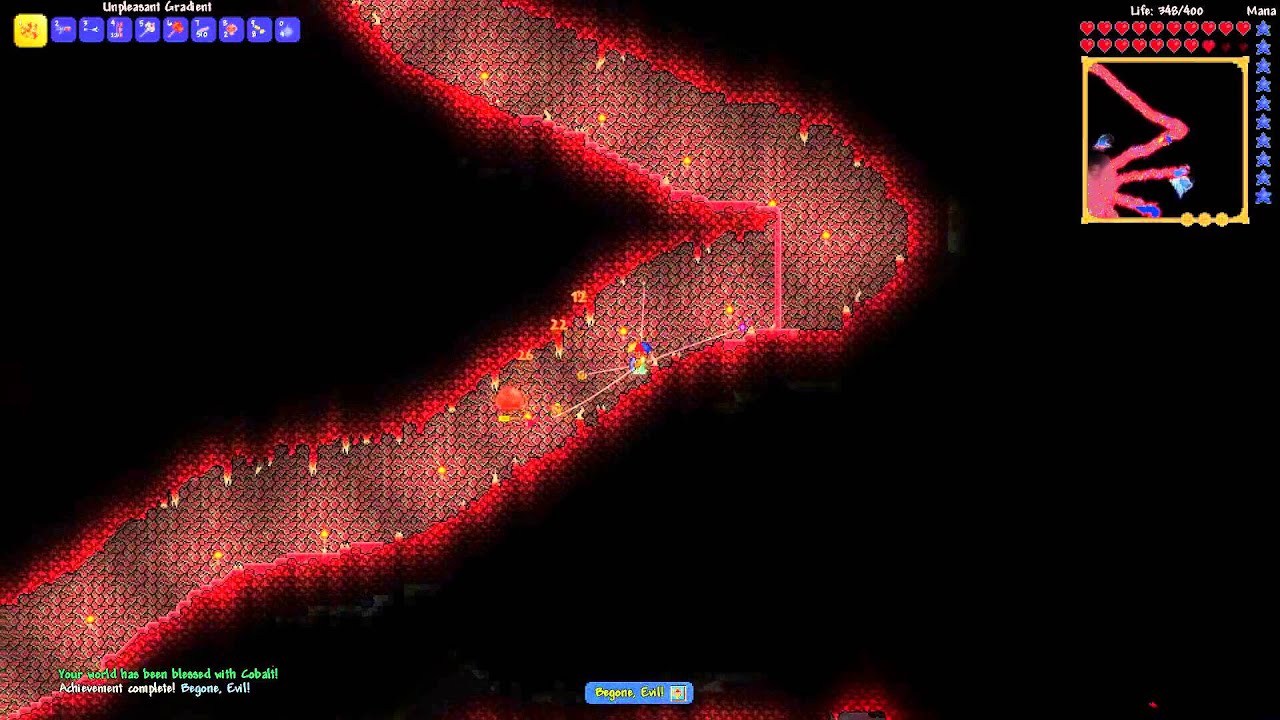 How to get Begone, Evil! achievement - Terraria - YouTube