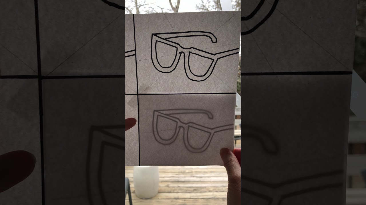 Using a window to trace an image - YouTube