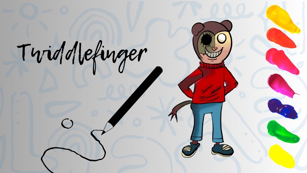 Drawing Twiddlefinger in Timelapse | Easy drawing ideas #fnf # ...