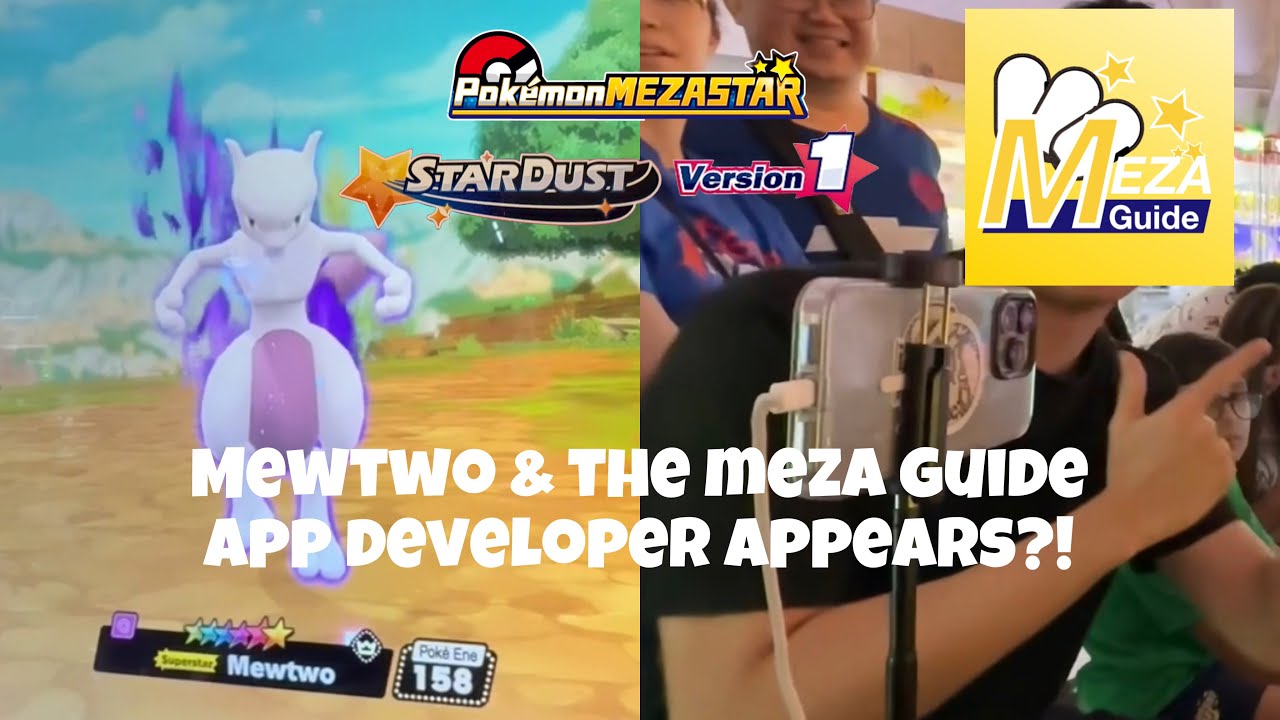 *[PART 2] COLLAB WITH MEZA GUIDE APP DEVELOPER: MEWTWO APPEARS ...