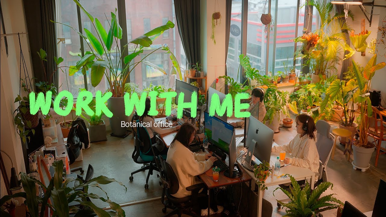 [WORK WITH ME] Botanical studio : EP03 - YouTube