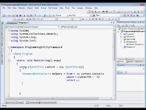 Programming Entity Framework - YouTube