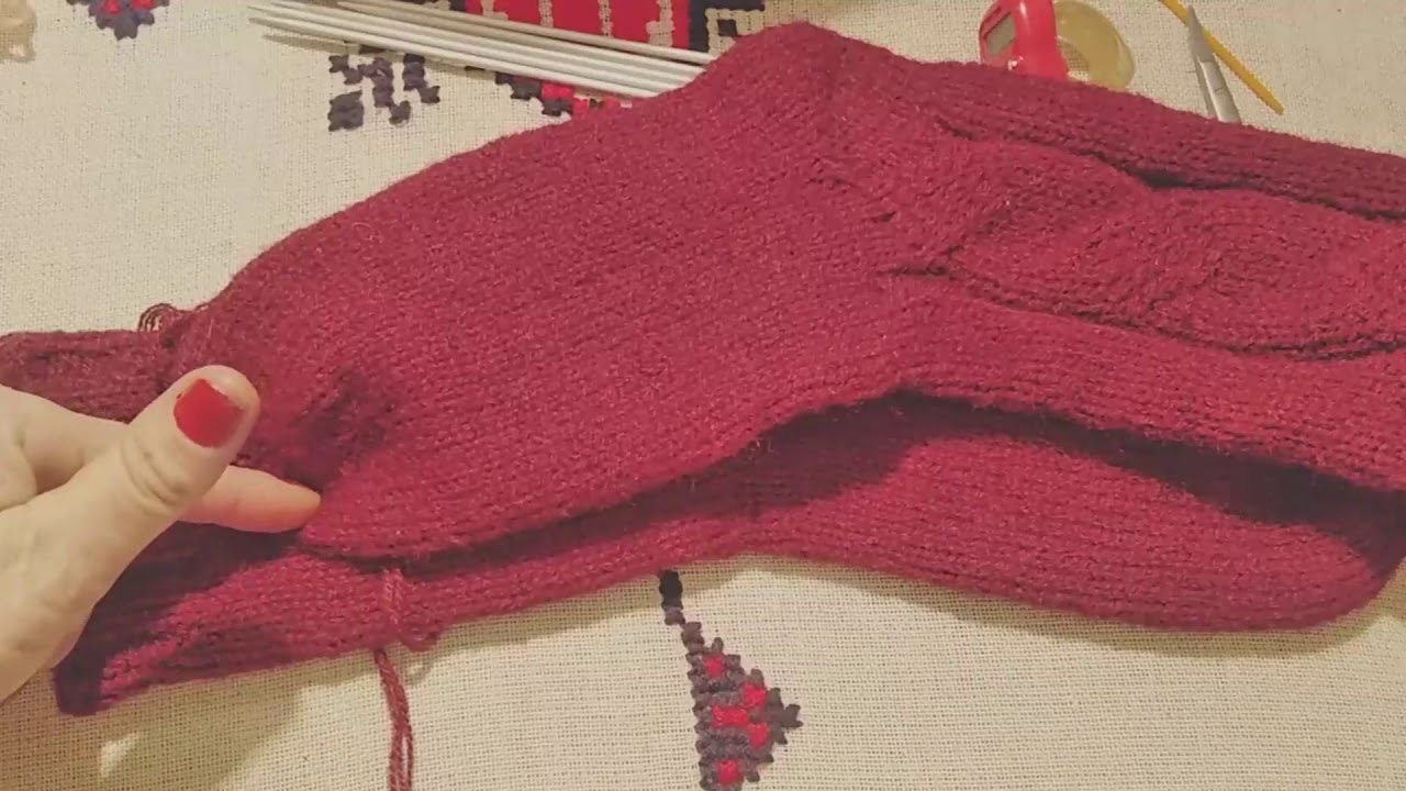 Ciorapi tricotati. Part. 1 - YouTube