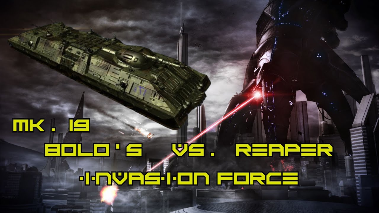 Bolo Tanks Vs. Mass Effect Reapers - YouTube