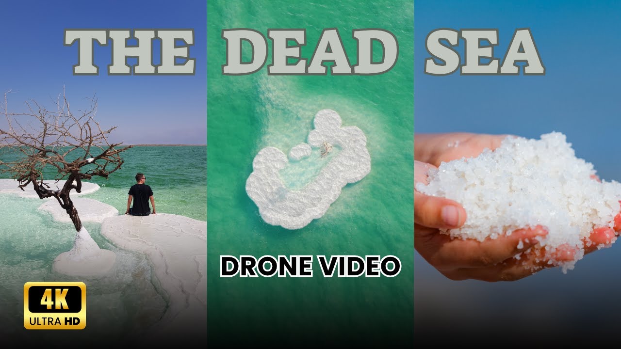 The Surreal Beauty of the Dead Sea from Above | 4K Drone Footage - YouTube