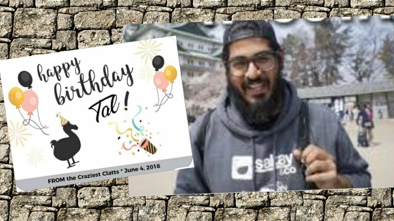 The travelling clatt's birthday greeting - YouTube