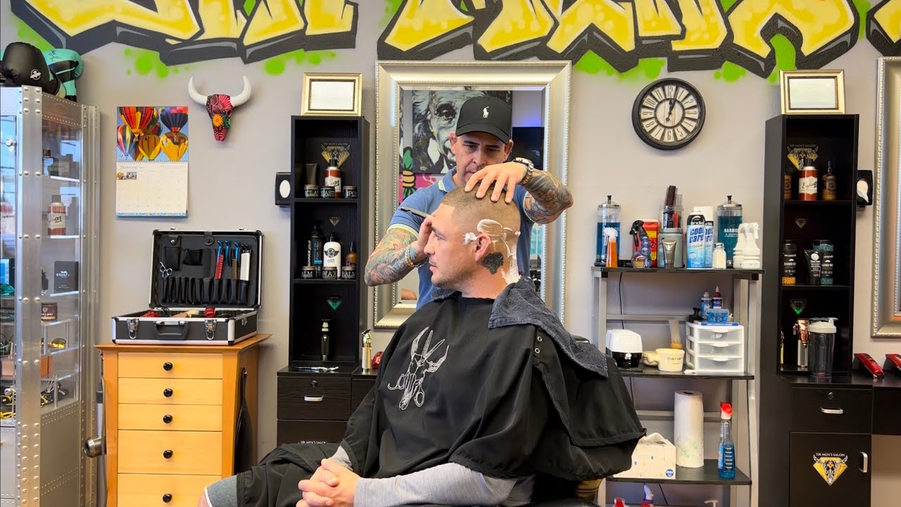 RAZOR FADE HAIRCUT TUTORIAL | DIEGO Nightmare” SANCHEZ UFC By THOMAS ...