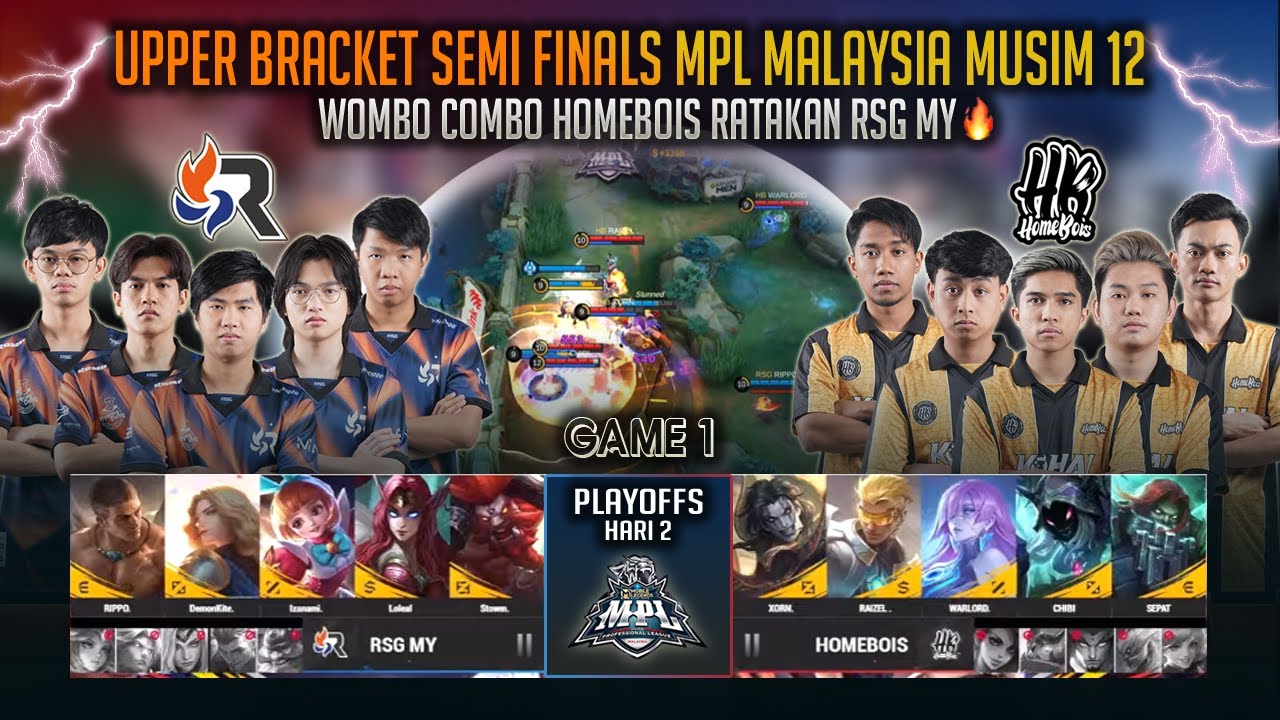 THE POWER OF HOMEBOIS IN PLAYOFFS 🔥 HOMEBOIS VS RSG MY GAME 1 MPL MY ...