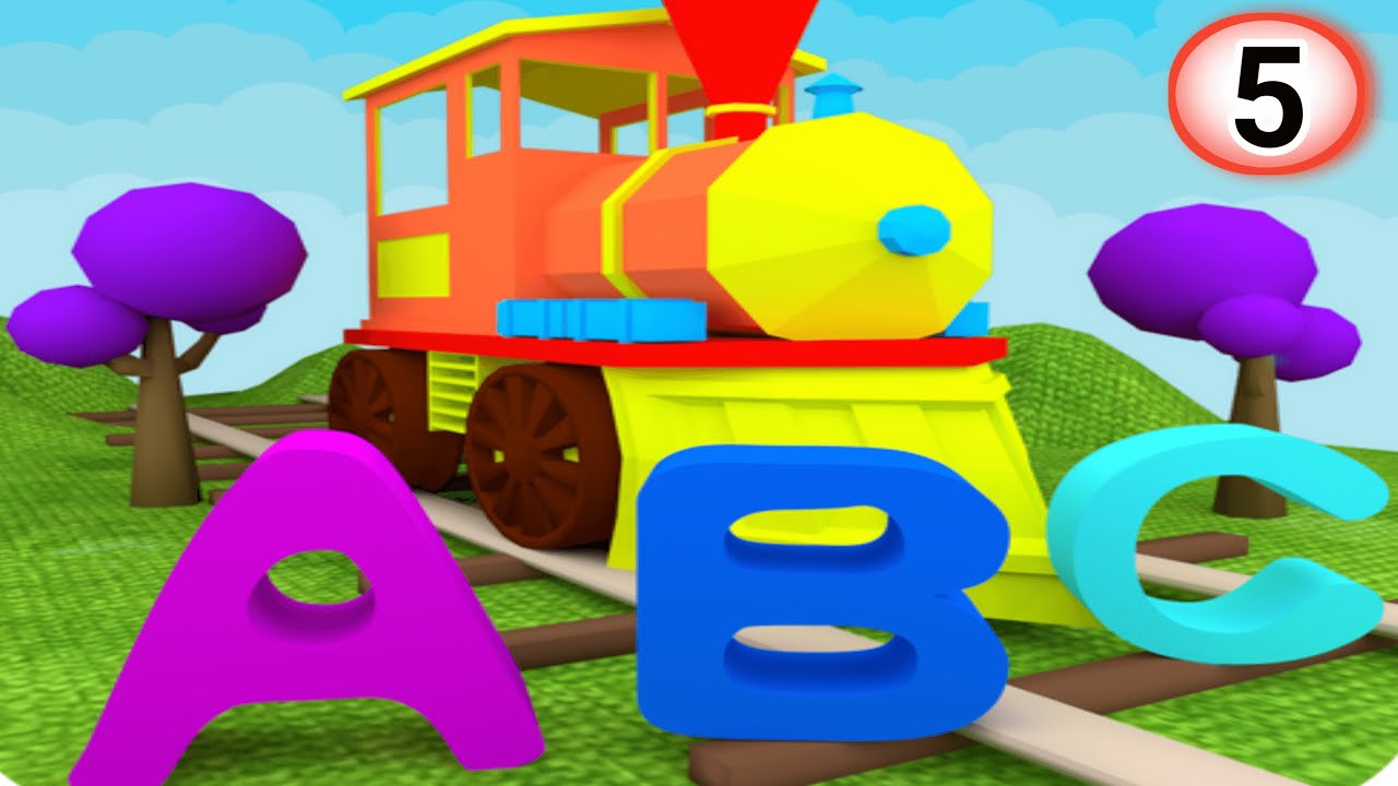 Learn Alphabet Train |Alphabet A to Z phonics | abc phonics letter ...
