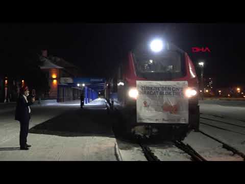 Çin'e yapılan bor ihracatında ilk tren Erzurum'a ulaştı