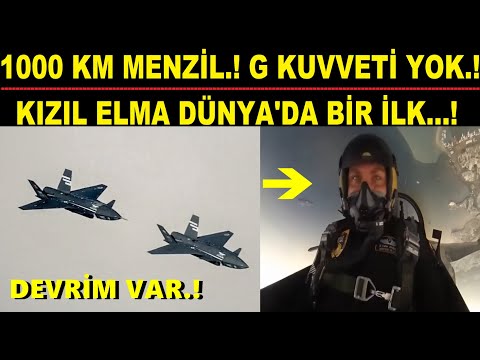 1000 KM MENZİL...! ''G KUVVETİ'' YOK.! İŞTE KIZIL ELMA.!