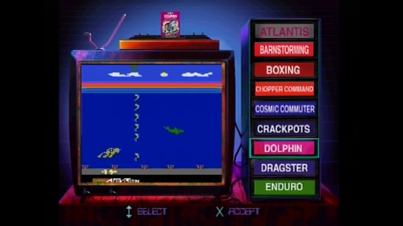 Dolphin (Atari 2600) - DOLPHIN vs OCTOPUS - YouTube