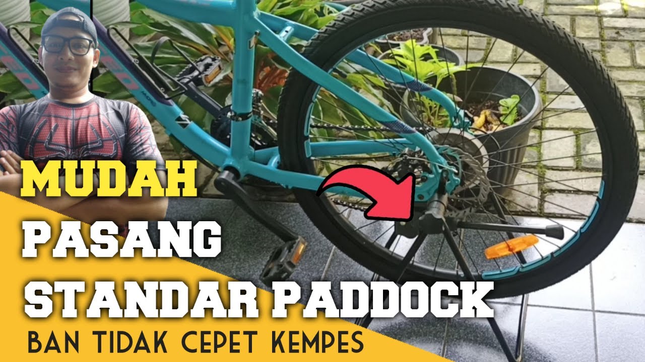 CARA PASANG STANDAR DISPLAY PADDOCK SEGITIGA SEPEDA MTB UNITED ...