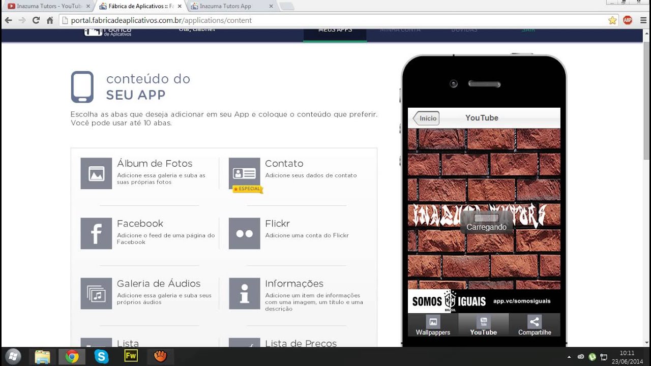 Como criar um APP Android para seu canal! - YouTube