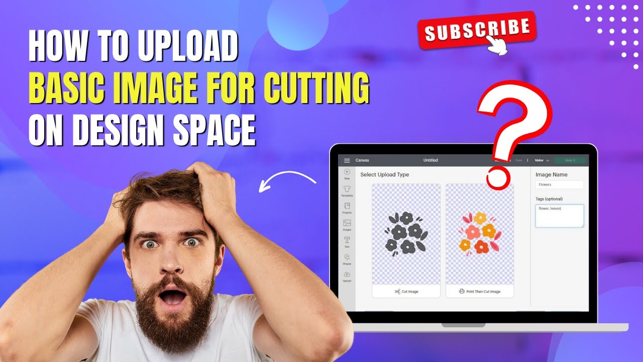 How to Upload Basic Image for Cutting on Design Space (Easy Steps!) # ...