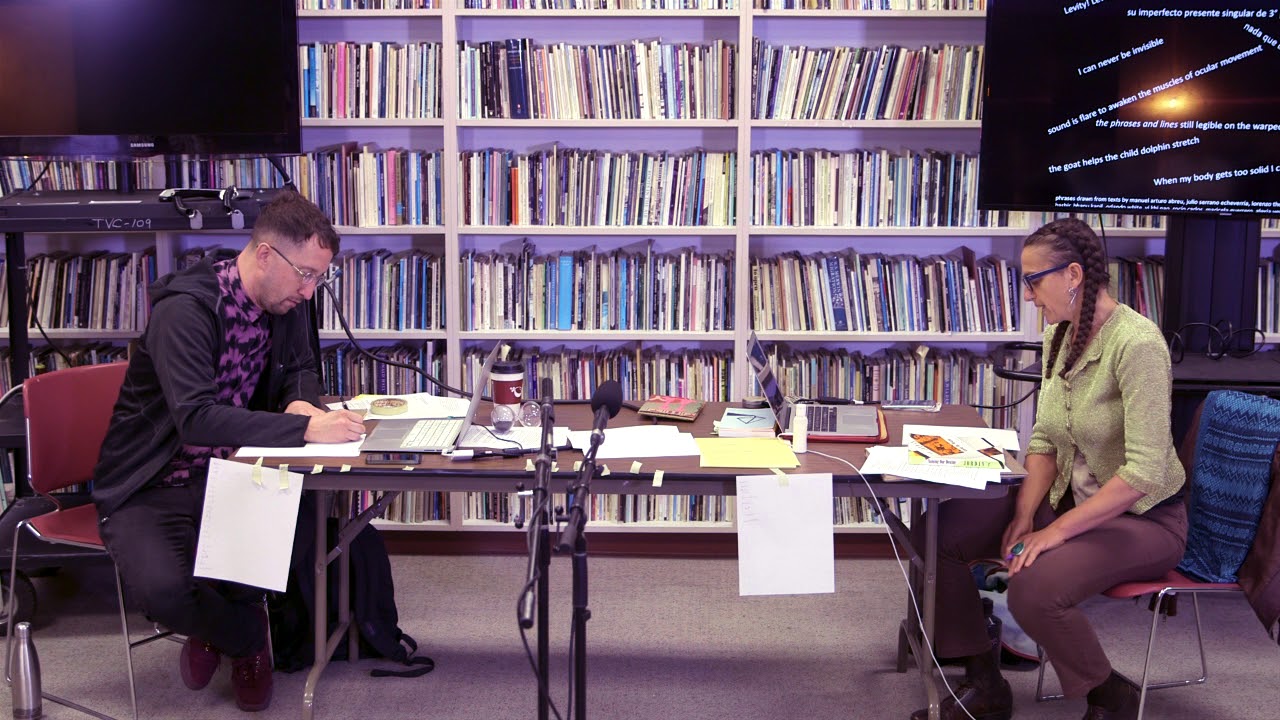 Antena: Jen Hofer and John Pluecker — The Poetry Center - YouTube