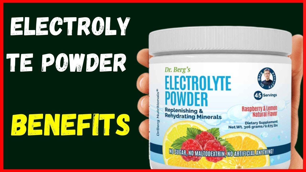 Dr Berg's Electrolyte Formula | Electrolyte powder | Electrolyte Powder ...