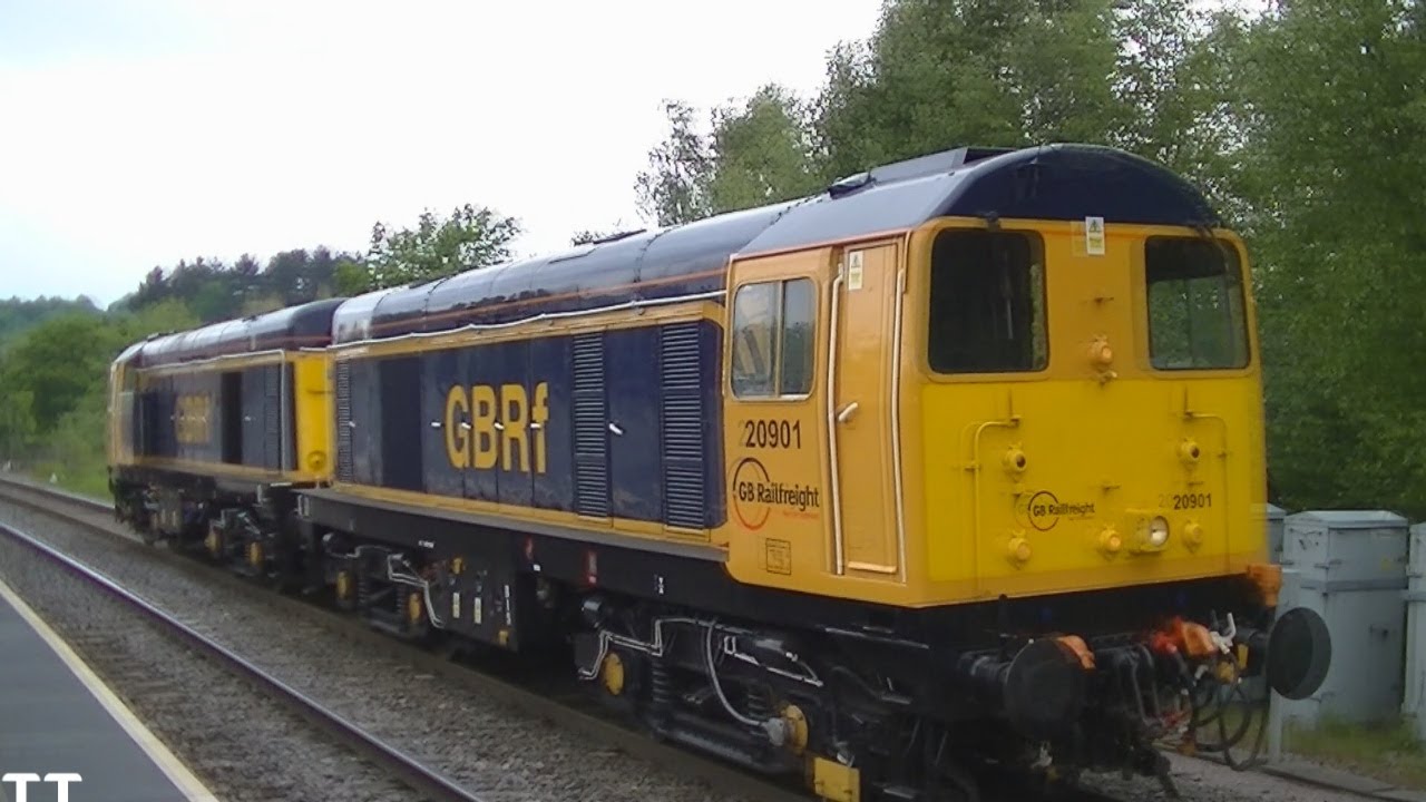 GBRf Class 20's Chesterfield HD 1080p - YouTube