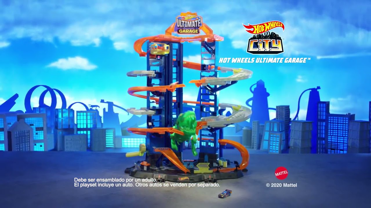 Hot Wheels Ultimate Garage T REX - Stunt Garage - YouTube