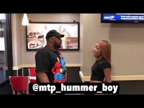 QUEENZFLIP GETS CHASED IN BURGER KING - YouTube