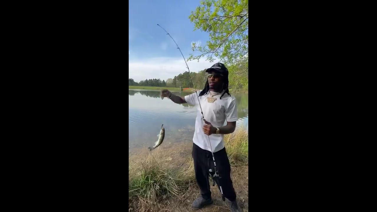 Quavo catches a Fish Stick #Shorts - YouTube