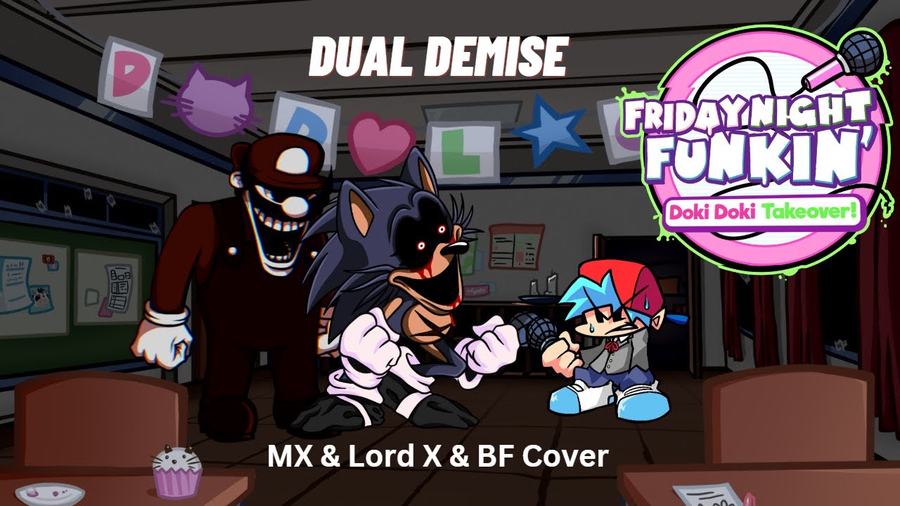 FNF' - Dual Demise But It's MX and Lord X and BF Sings (My Cover) (Ft ...