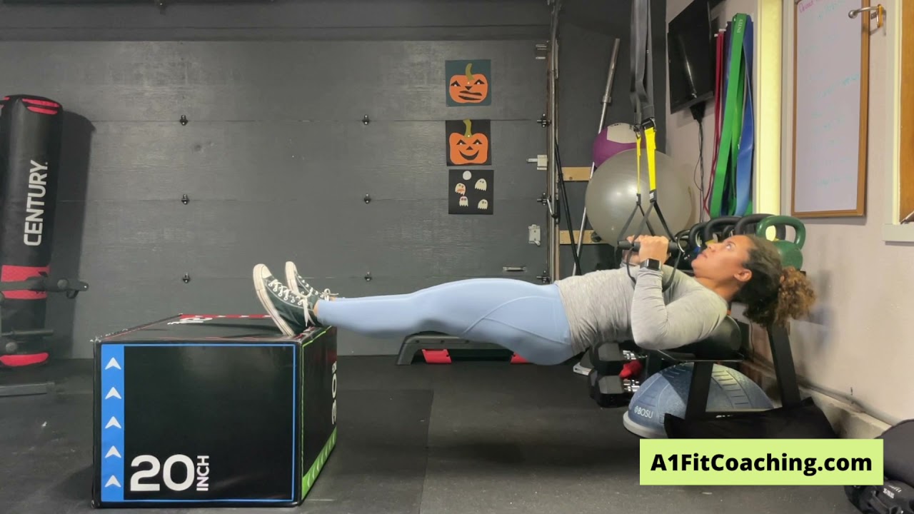 Feet Elevated Inverted Row - YouTube