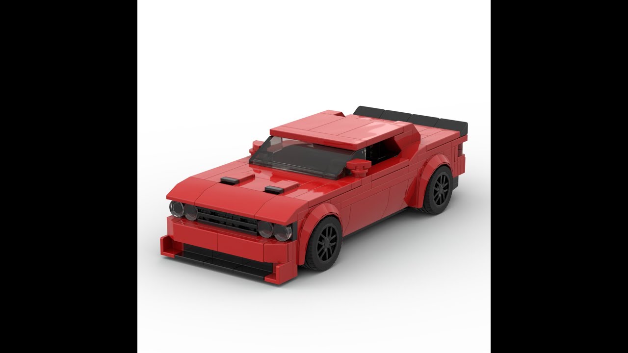 Lego 2022 Dodge Challenger MOC FREE INSTRUCTIONS - YouTube
