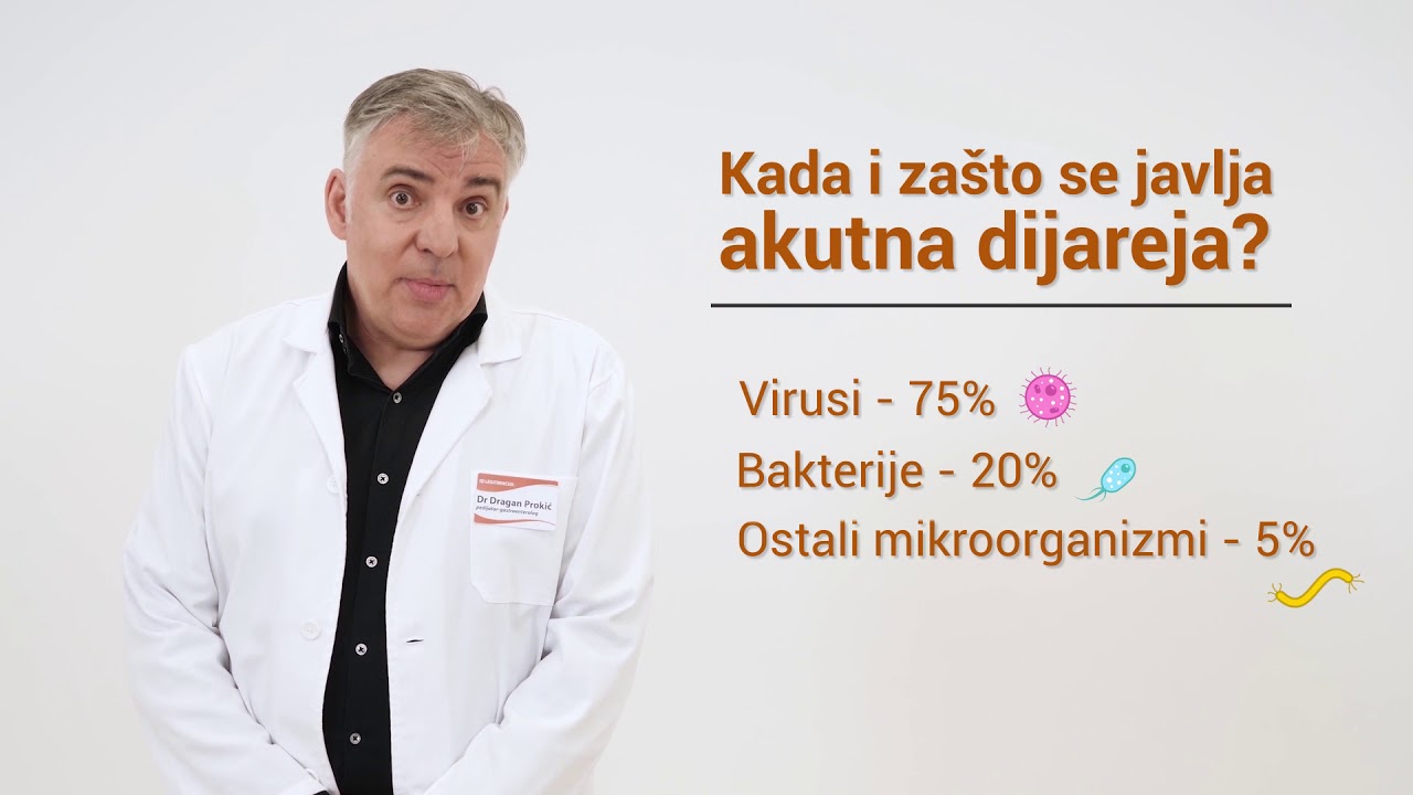 Kada i zašto se javlja akutna dijareja? Dr Dragan Prokić, pedijatar-gastroenterolog - YouTube