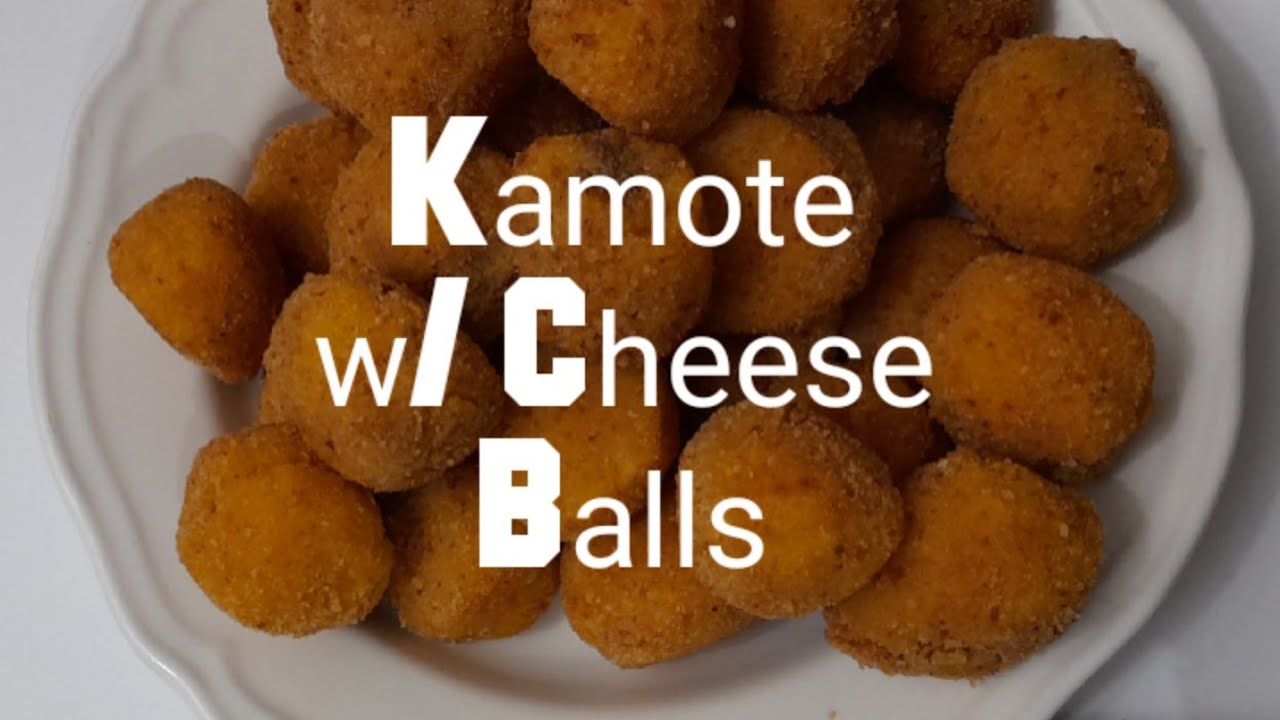 Kamote with Cheese Balls | Sweet Potato Cheese Balls | How to make ...