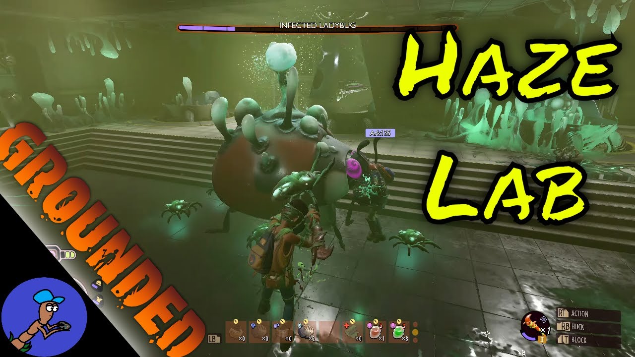 Grounded Gameplay: Conquering the Haze Lab & Defeating the Boss! - YouTube