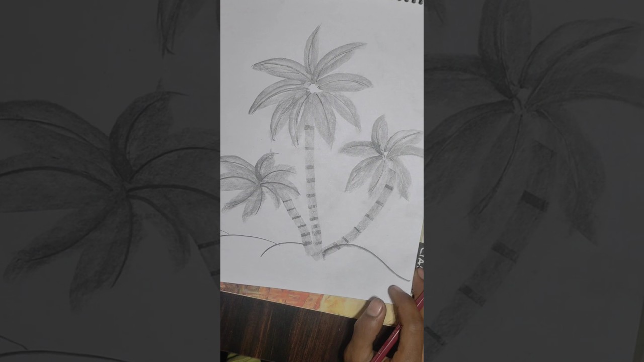 how to draw easy flower tree #art - YouTube