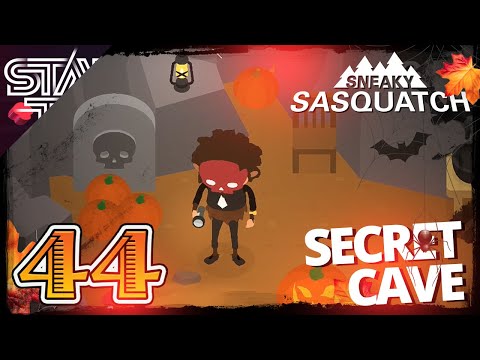 THE SPOOKY CAVE LAIR 🎃 | Sneaky Sasquatch - Ep 44